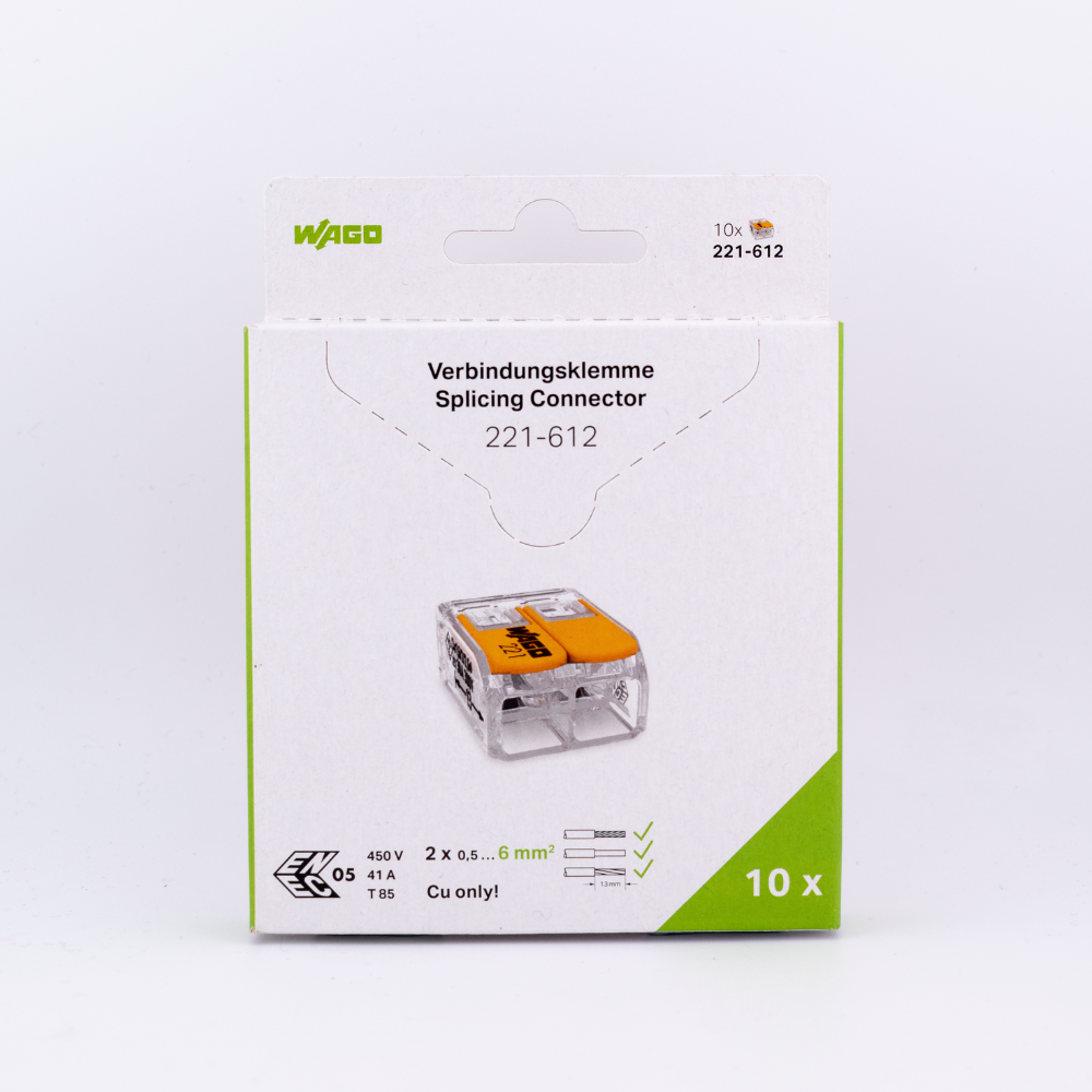 Wago Splicing connector with levers for all conductor types max. 6 mm² ...