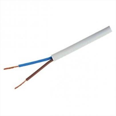 2 Core PVC Flex White Cable - Elevator Equipment