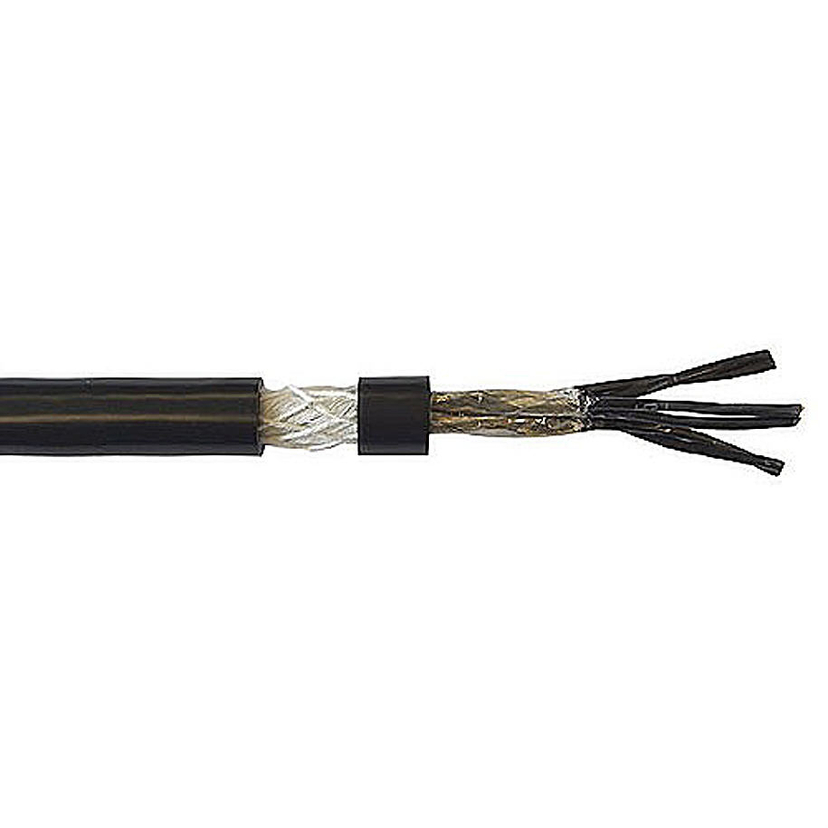 PVC Round Trailing Cable - 3 x (2 x 0.75mm) C – Twisted Pair - Shielded ...