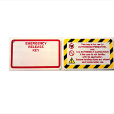 Emergency Release Key Notice - Elevator Equipment