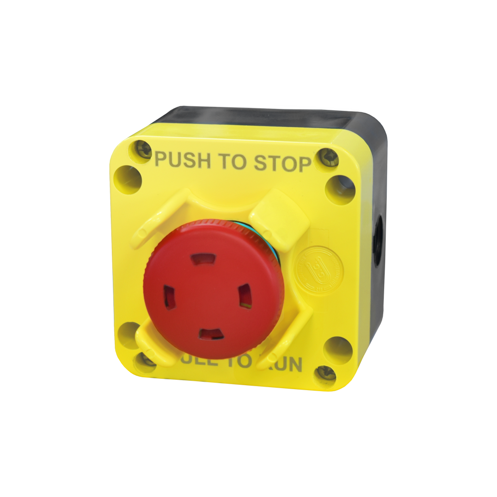 Self Monitored Labelled Flag Indicator Stop Switch with Guard ...