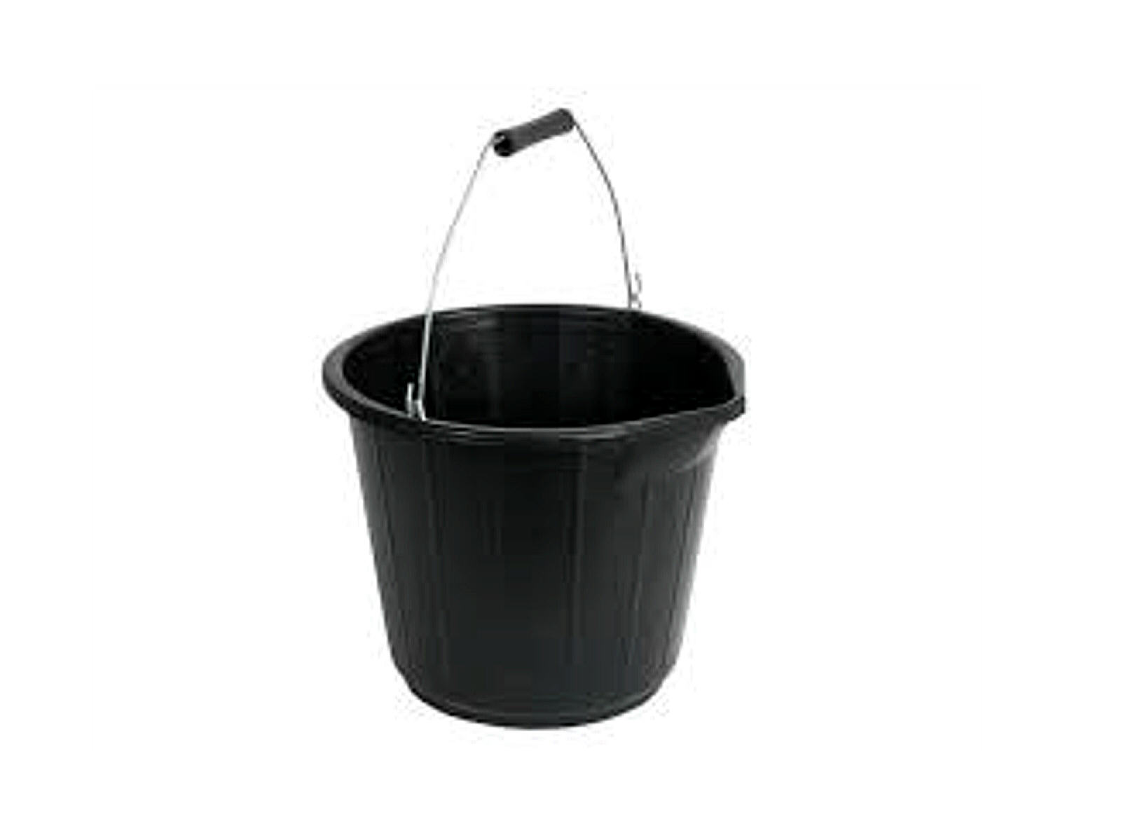 Black Bucket - 14 Litre - Elevator Equipment